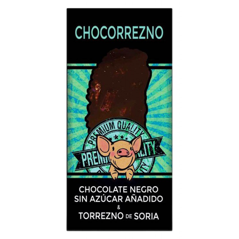 Chocorrezno de chocolate negro sin azúcar añadido